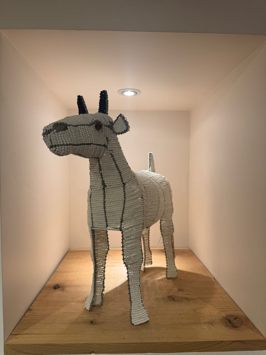 Billy Goat Kid of Glass Beads by Archie Mutsiko – Amazwi Contemporary Art