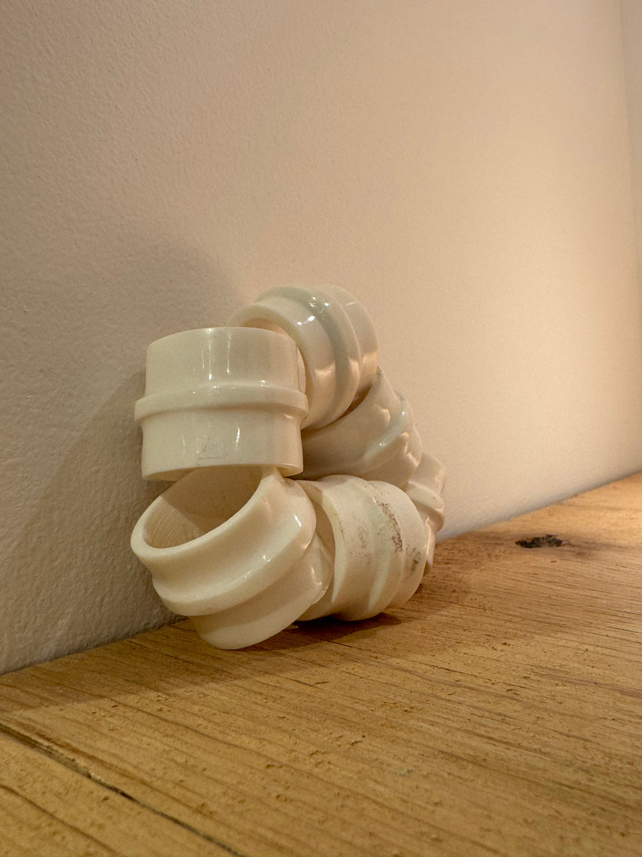 Napkin Rings of Ankole Cattle Bone - Set of 6 – Amazwi Contemporary Art